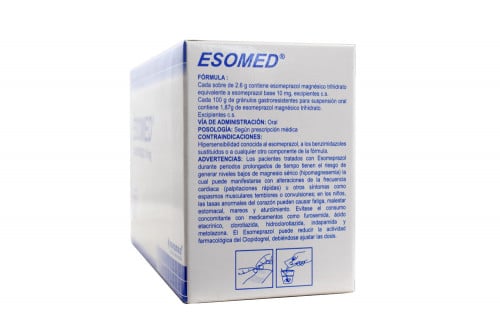 Esomed Gránulos 10 mg Caja Con 28 Sobres – Sabor Naranja-1267107 ...