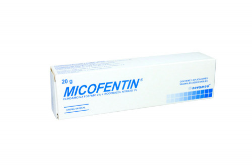 Micofentin en crema 2/1% tubo de 20 g para infecciones