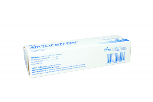 Micofentin en crema 2/1% tubo de 20 g para infecciones