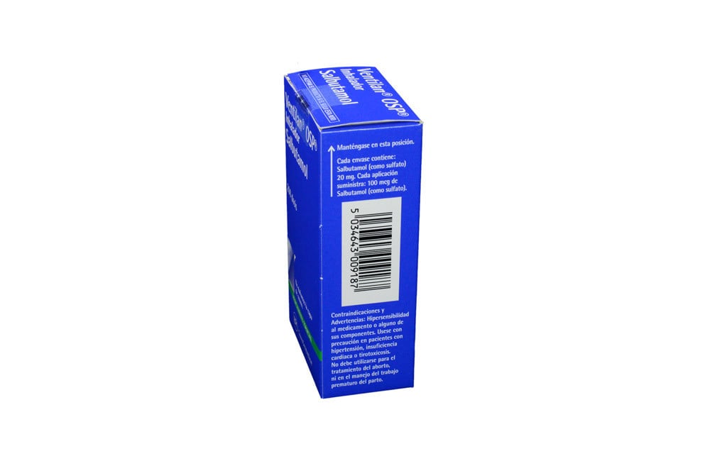 Ventilan Ops Inhalador Frasco x 200 Dosis | Droguerías Cafam