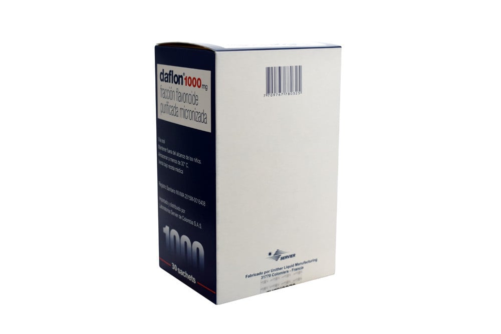 Daflon 1000 mg Suspensión Oral Caja x 30 Sachets