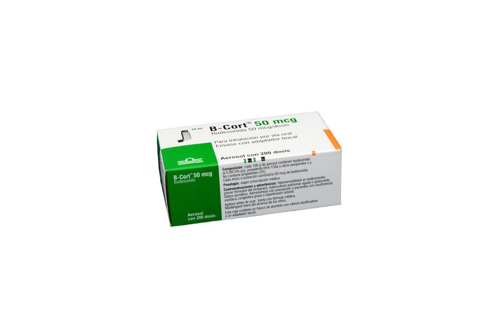 B-Cort 50 mg Caja Con Aerosol Con 200 Dosis-247348 | Droguerías cafam