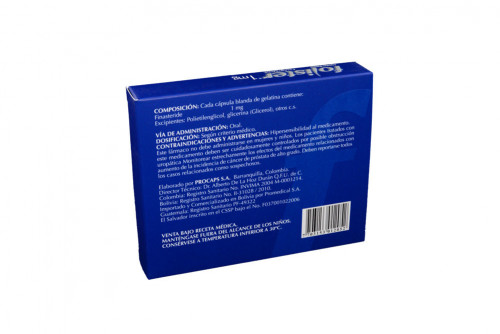 Folister 1 mg Caja x 28 Cápsulas Blandas | Droguerías Cafam