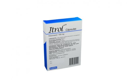 Itrol 100 mg Caja Con 28 Cápsulas -1253980 | Droguerías cafam