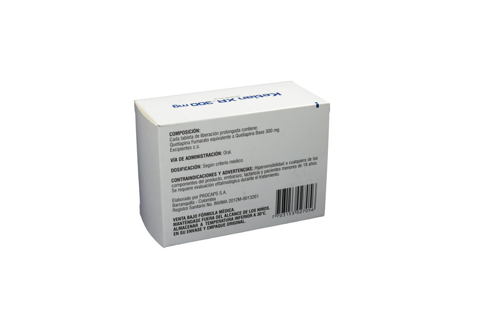 Ketian XR 300 mg Caja Con 30 Tabletas De Liberación Prolongada-1255717 ...