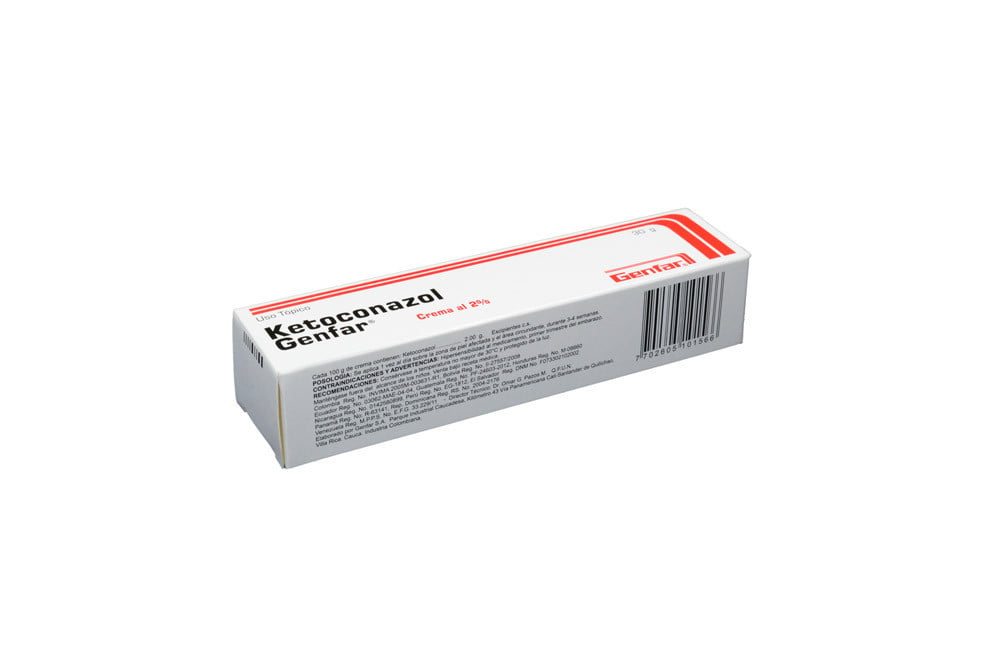 Ketoconazol 2 % Caja Con Tubo x 30g Crema - Genfar-790312 | Droguerías ...