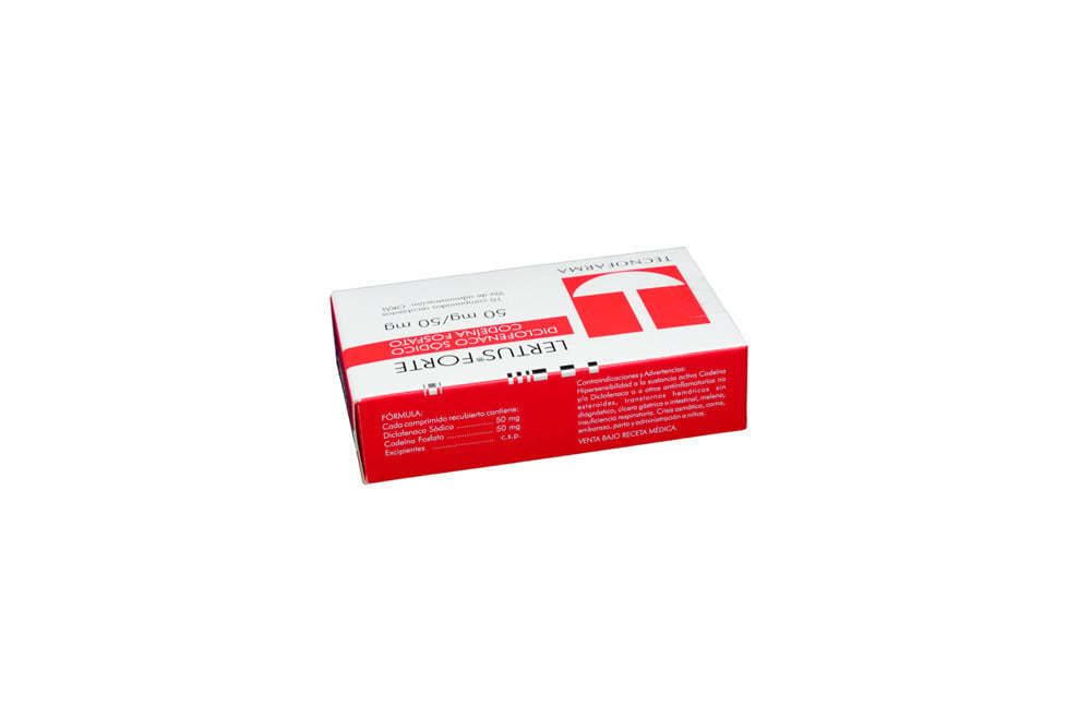 Lertus Forte 50 / 50 mg Caja Con 10 Comprimidos-914281 | Droguerías cafam
