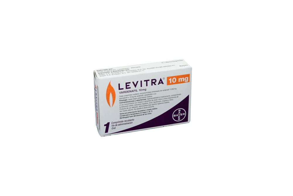 Levitra 10 mg Caja Con 1 Comprimido Recubierto-725252 | Droguerías cafam