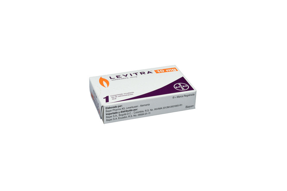 Levitra 10 mg Caja Con 1 Comprimido Recubierto-725252 | Droguerías cafam