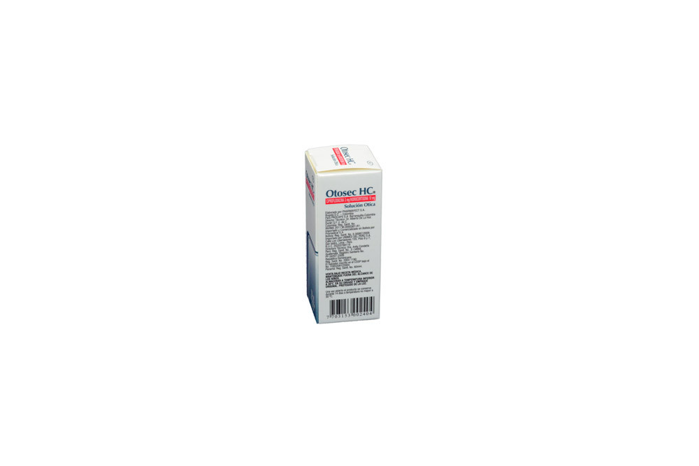 Otosec HC Solución Ótica 3 / 10 mg Caja Con Frasco Con 10 mL-561757 ...