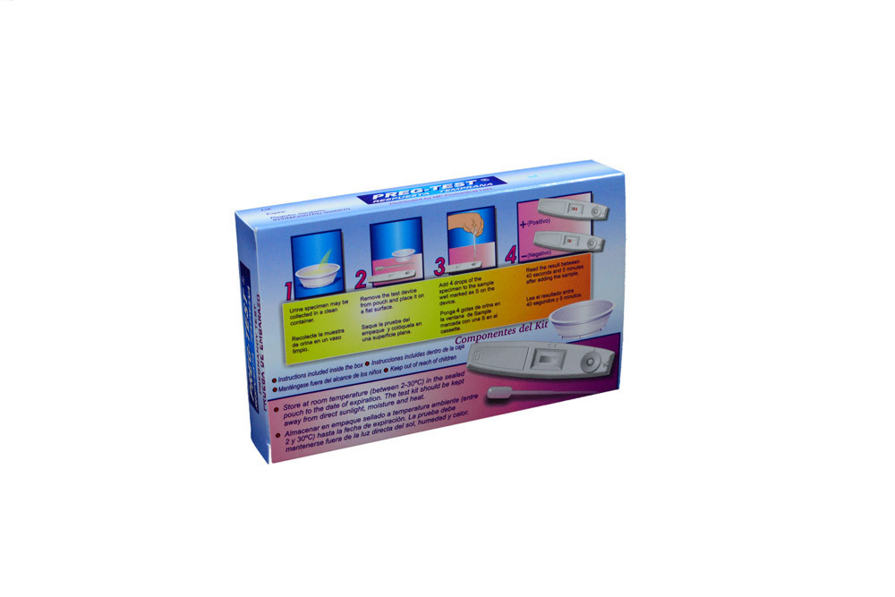 Preg-Test Caja Con 1 Prueba De Embarazo-427985 | Droguerías cafam