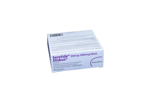 Seretide Diskus 50 mcg / 500 mcg Caja Con 60 Dosis-415423 | Droguerías ...