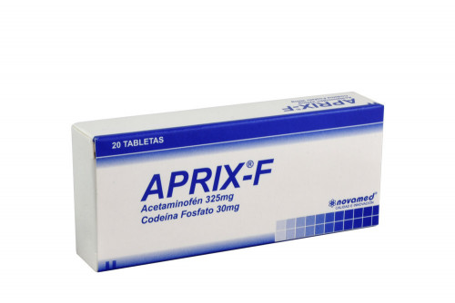 Aprix F 325 / 30 mg Caja Con 20 Tabletas-1267109 | Droguerías cafam
