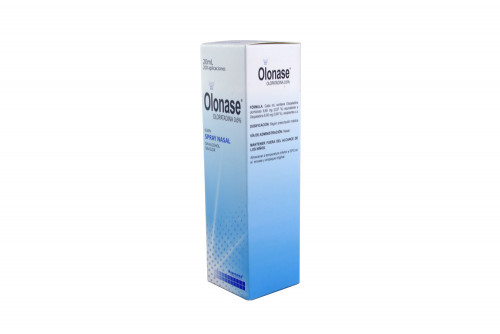 Olonase Spray Nasal Solución 0.6 % Caja Con Frasco Con 20 mL-1273079 ...