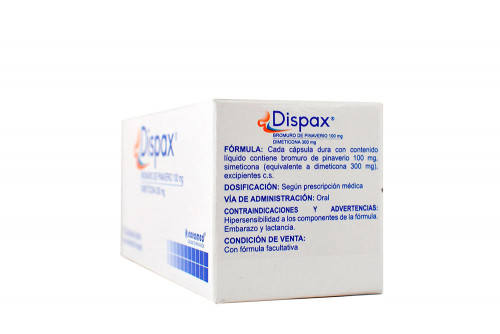 Dispax 100 / 300 mg Caja Con 16 Cápsulas Duras Con Contenido Líquido ...