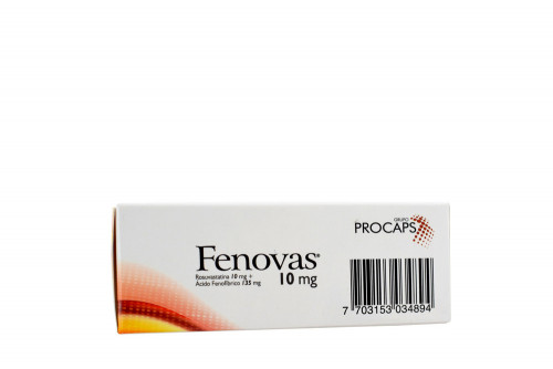 Fenovas 10/135 mg Caja Con 30 Cápsulas Blandas | Droguerías Cafam
