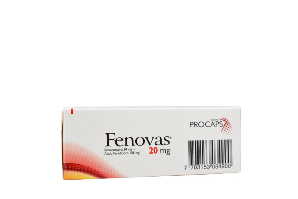 Fenovas 20/135 mg Caja x 30 Cápsulas Blandas