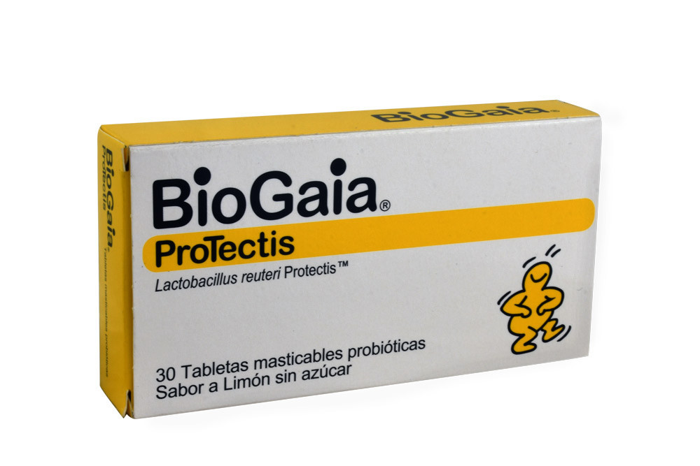 BioGaia Protectics Caja Con 30 Tabletas Masticables Probióticas-1271513 ...