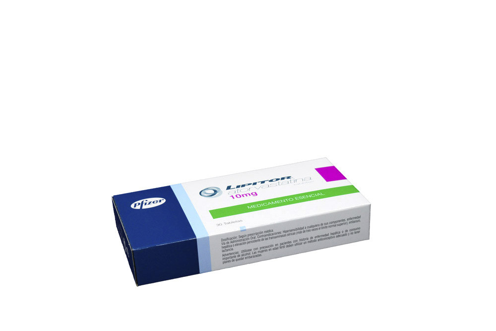 LIPITOR 10 mg Caja Con 30 Tabletas-1248774 | Droguerías cafam