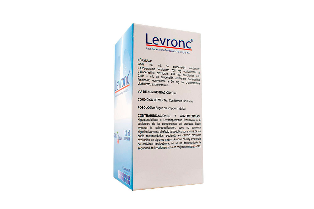 Levronc 35.4 mg / 5 mL Caja Con Frasco Con 120 mL - Sabor Cereza ...