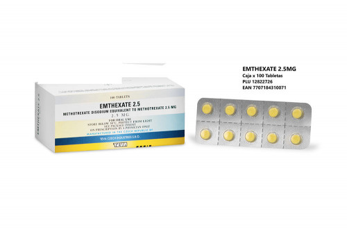 Emthexate 2.5 mg Caja Con 100 Tabletas-1282726 | Droguerías cafam