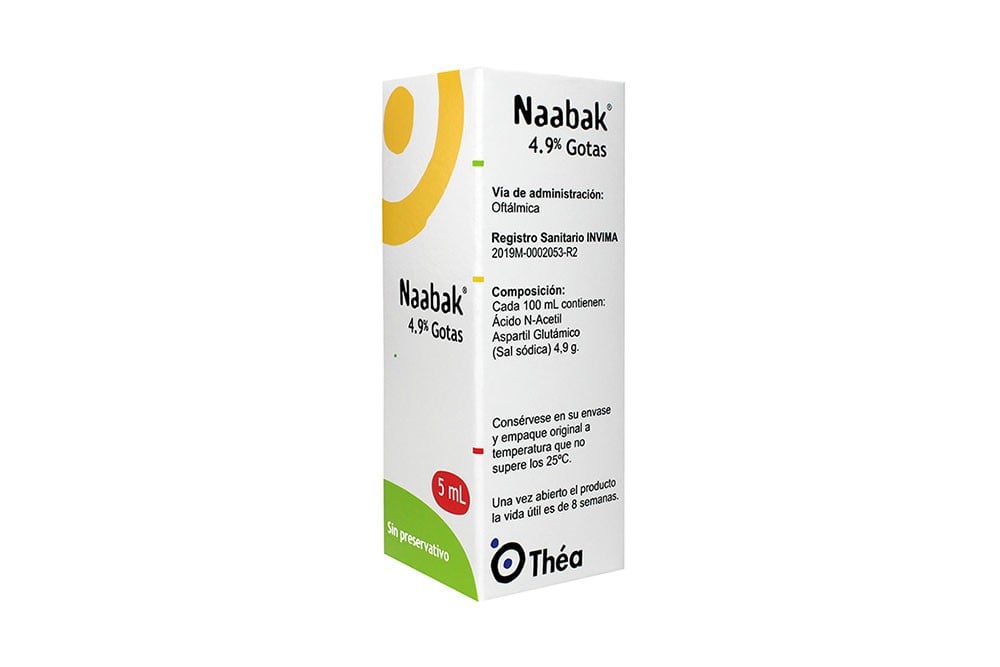 Naabak Gotas 4.9 % Caja Con Frasco Con 5 mL-694171 | Droguerías cafam