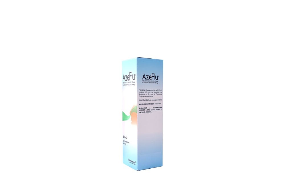 Azeflu Suspensión spray nasal caja con frasco x 30 mL