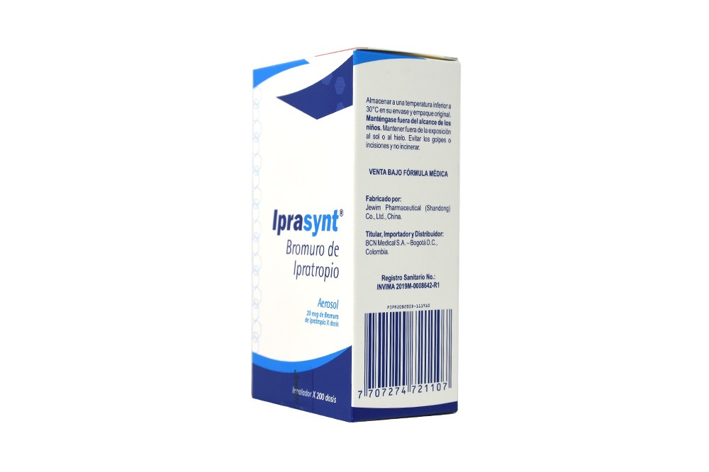 Iprasynt 20 mcg Inhalador x 200 Dosis | Droguerías Cafam