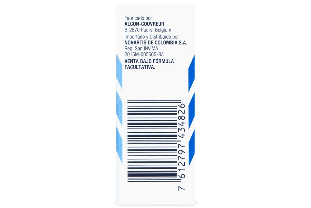 Tobrex Solución Oftálmica 3 mg Caja Con Frasco Con 5 mL-8121 ...