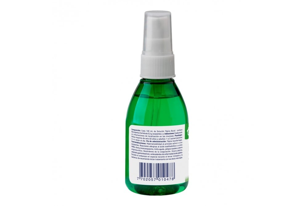 Benzirin Forte 0.3% Solución Bucal Spray Frasco Con 120 mL-959704 ...