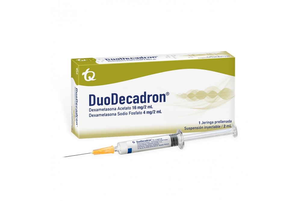 Dúo- Decadron 16 + 4 mg / 2 mL Caja Con 1 Jeringa Prellenada-1258085 ...