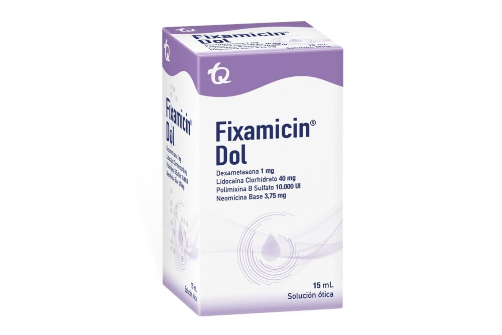 Fixamicin Dol Solución Auricular Frasco Con 15 mL-1279627 | Droguerías ...