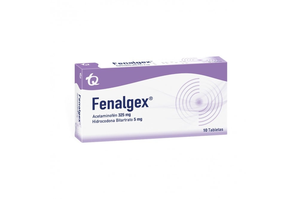 Fenalgex 325 / 5 mg Caja Con 10 Tabletas-1271187 | Droguerías cafam