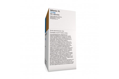 Niflamin PL MELOXICAN 7.5 mg 90 Cápsulas | Droguerías Cafam
