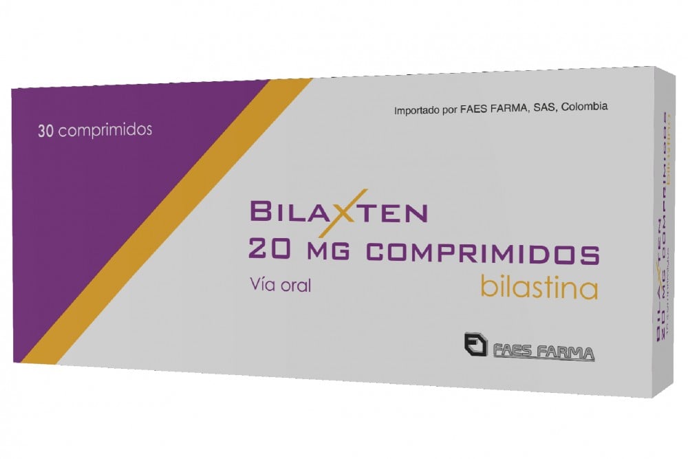 Bilaxten 20 mg x 30 Tabletas | Droguerías Cafam