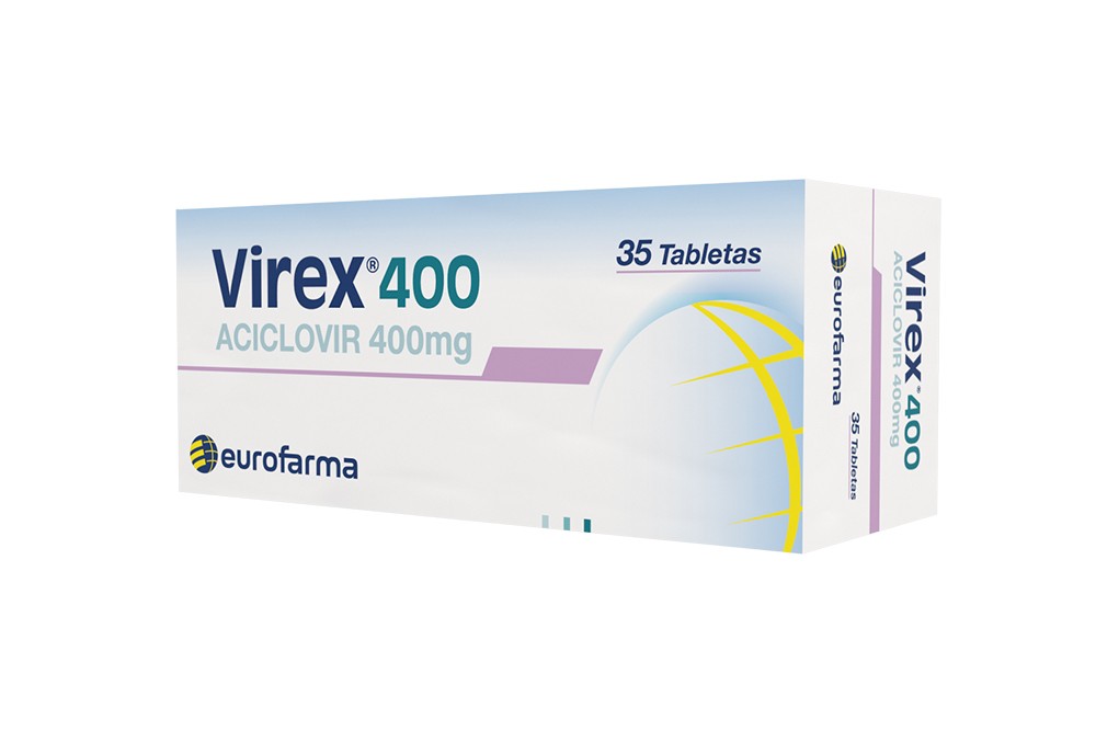 Virex 400 mg Caja Con 35 Tabletas-296701 | Droguerías cafam