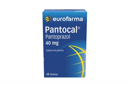 Pantoprazol Pantocal 40 mg caja x 28 tabletas recubiertas