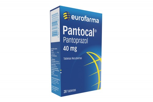 Pantoprazol Pantocal 40 mg caja x 28 tabletas recubiertas
