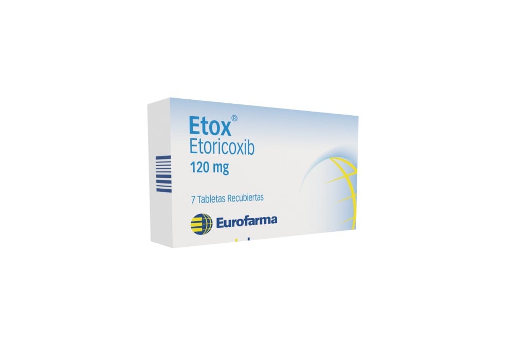 Etox 120 mg Caja Con 7 Tabletas Recubiertas-1273780 | Droguerías cafam