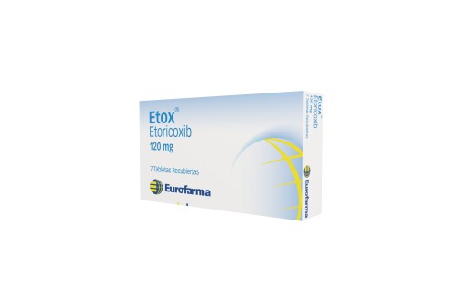 Etox 120 mg Caja Con 7 Tabletas Recubiertas-1273780 | Droguerías cafam