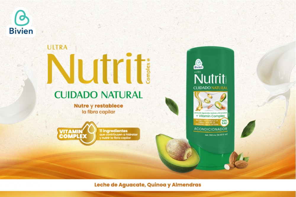 ACONDICIONADOR NUTRIT CUIDADO NATURAL 550 ML-1295860 | Droguerías cafam
