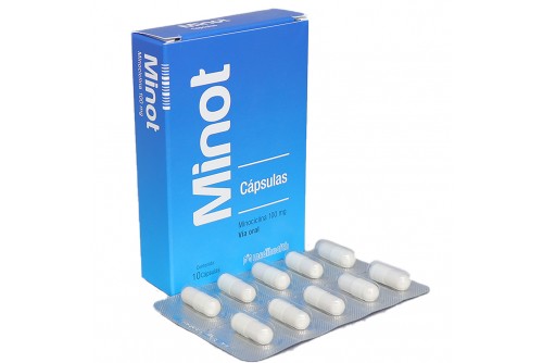 Minot 100 mg Caja Con 10 Cápsulas-715408 | Droguerías cafam