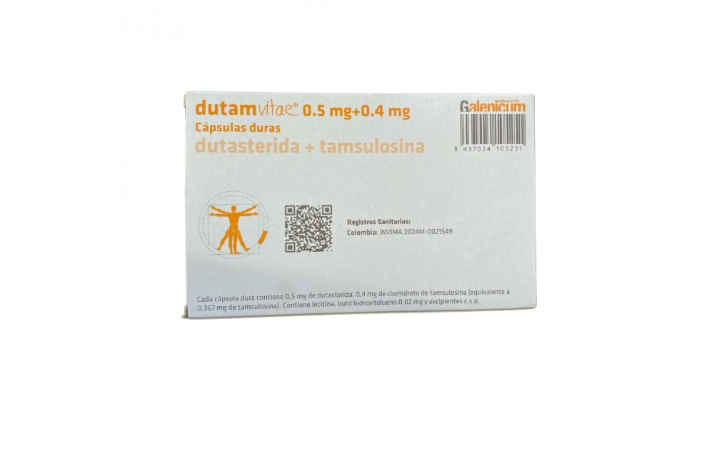 Dutamvitae 0,5Mg / 0,4Mg 30 Cápsulas Liquidas