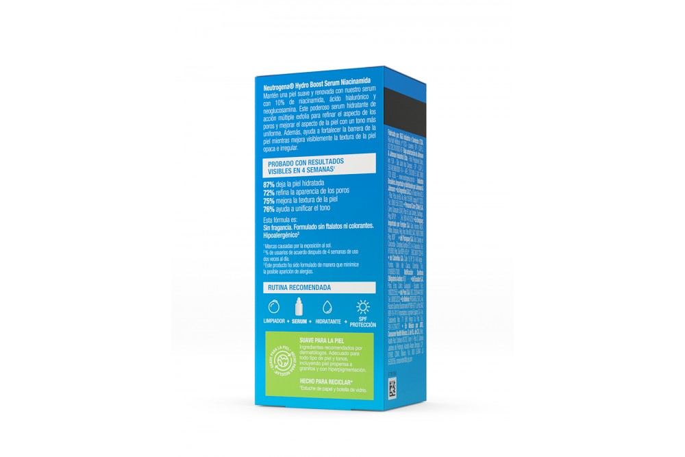 Serum Anti-Manchas Neutrogena Hydro Boost Con Niacinamida 30 Ml