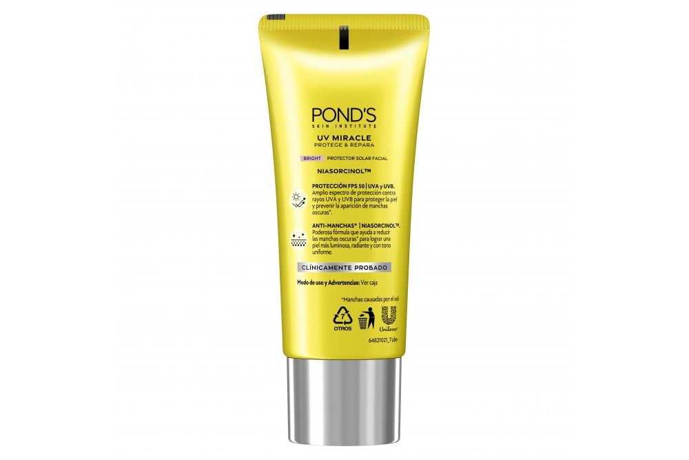 Protector Solar Ponds Uv Miracle Facial Spf 50 Brillante 40 G