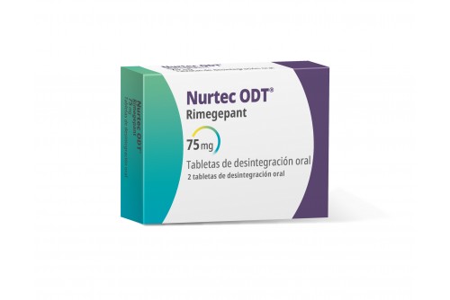 Nurtec ODT Rimegepant 75 Mg 2 Tabletas De Desintegración Oral