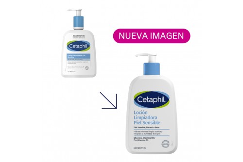 Cetaphil Loción Limpiadora Piel Sensible Frasco Con 473 mL-765987 ...