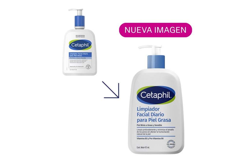 Limpiador Facial Cetaphil para piel grasa x 473 ML