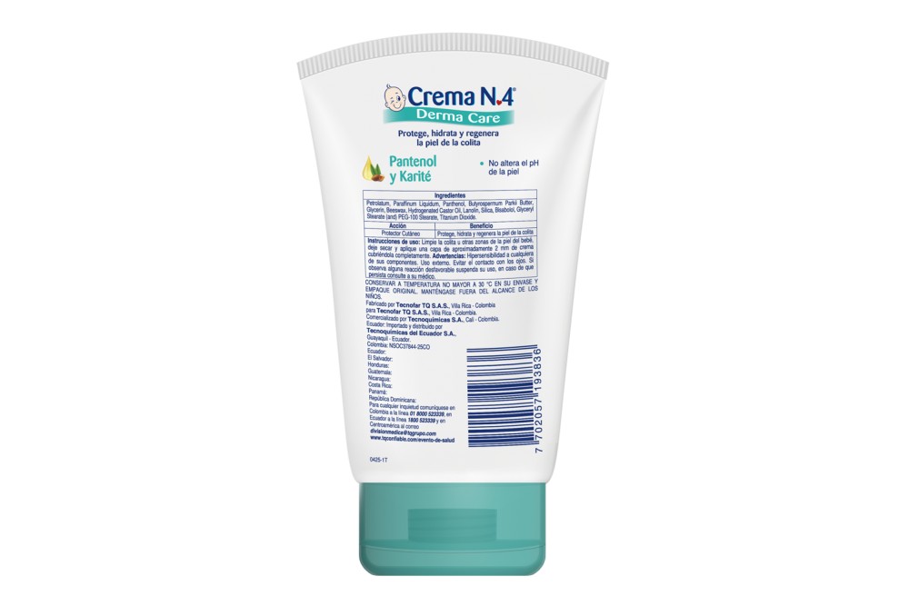 Crema N. 4 Pantenol y Keraté 90 G