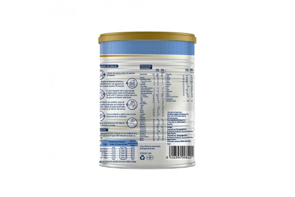 Formula De Inicio Blemil 1 Optimum ProTech 400 G
